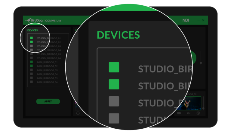 Comms Lite – BirdDog
