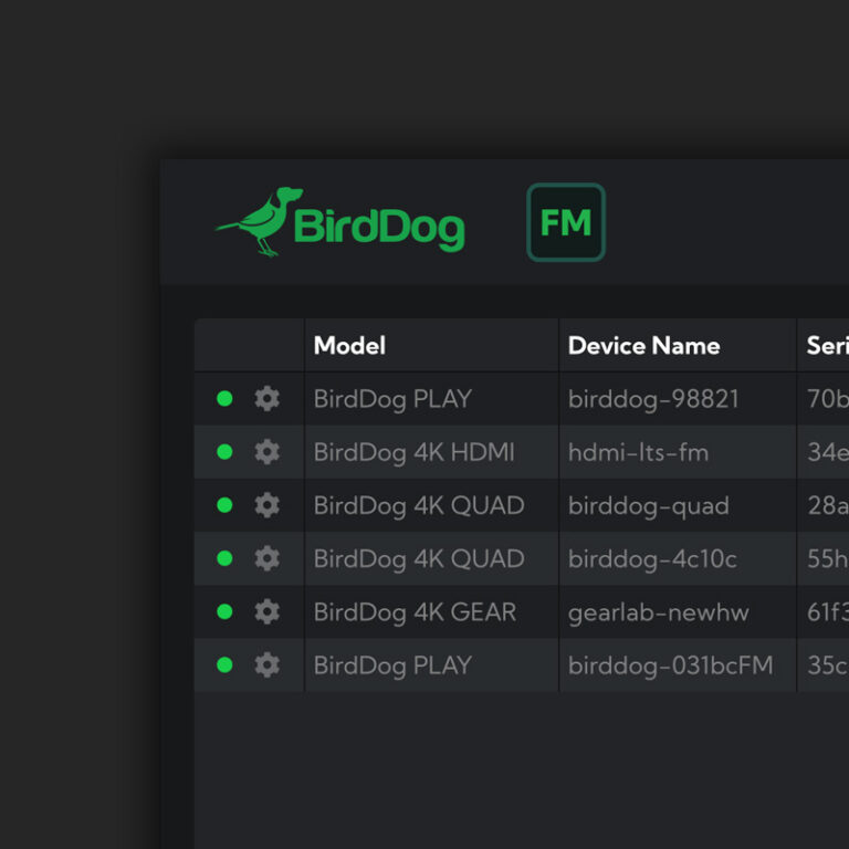 Fleet Manager – BirdDog