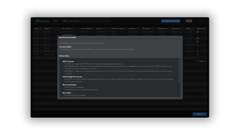 Fleet Manager – BirdDog