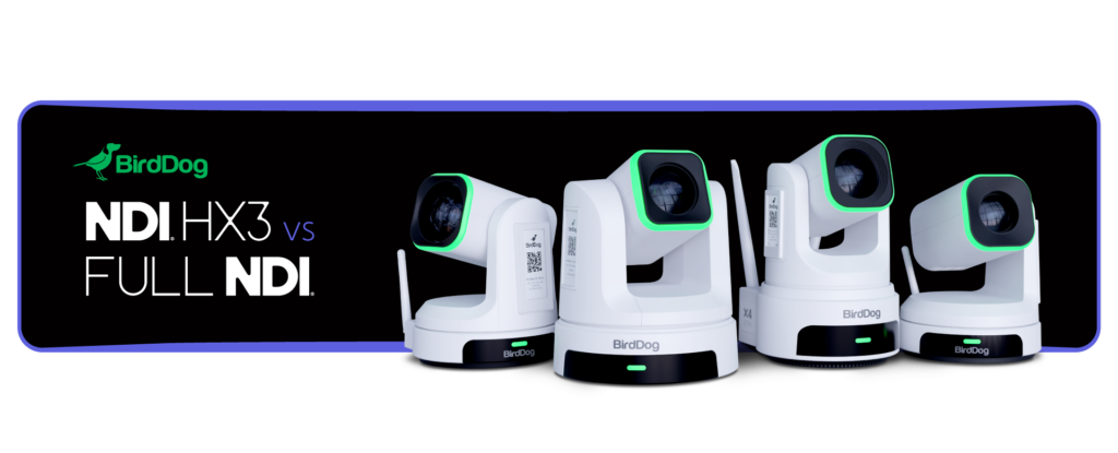 Full NDI® vs NDI® | HX3 – BirdDog